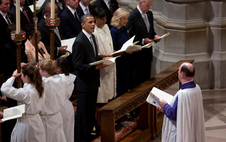 Inaugural prayer service attendees hear calls for faith, unity