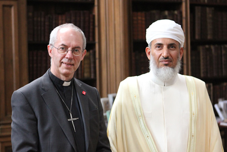 Abp Welby welcomes Omani Minister to Lambeth Palace