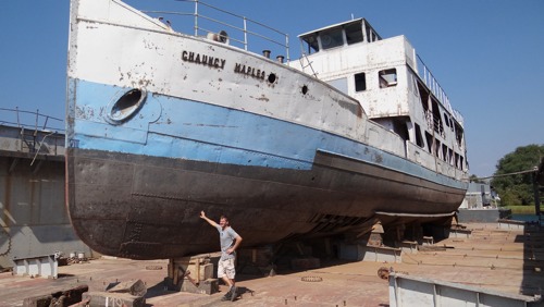 What’s the future for Africa’s oldest motor ship?