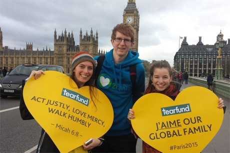 Climate-justice pilgrims begin 200-mile journey from London to Paris