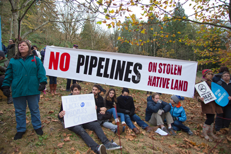 Church supports First Nation Canadians in battle against new oil and ...