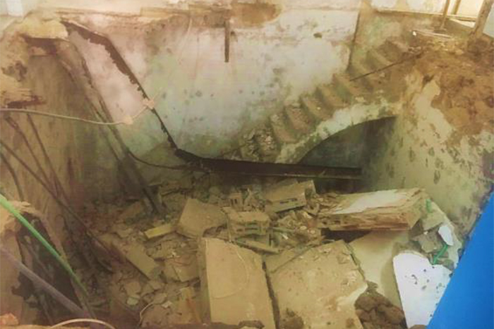 Urgent appeal launched after collapse of al-Ahli Arab Hospital ...