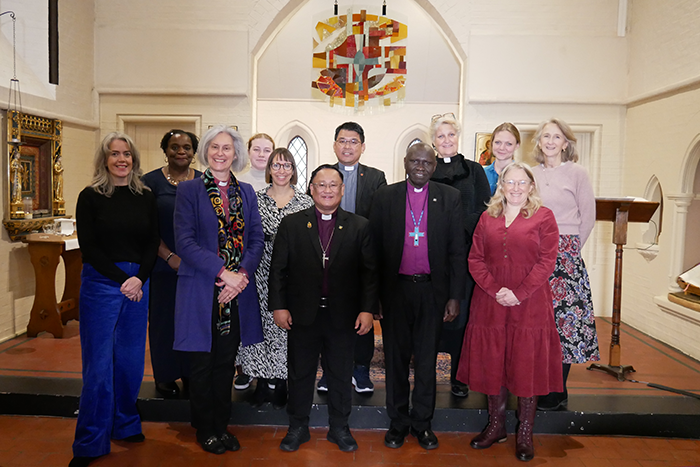 Archbishop of South East Asia briefs staff during visit to the Anglican ...